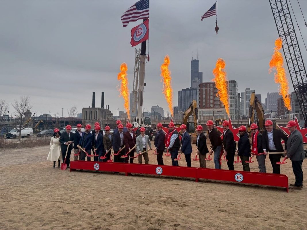 Chicago Fire FC breaks ground on $750M South Loop stadium | Chicago ...